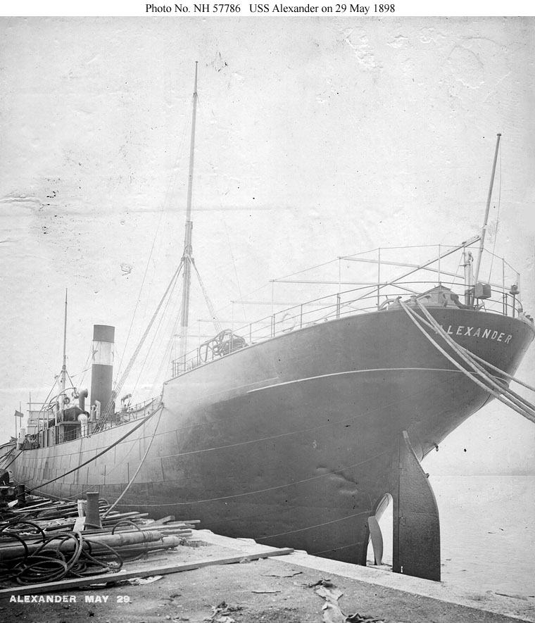 USS Alexander (AC, 1898): Photographs