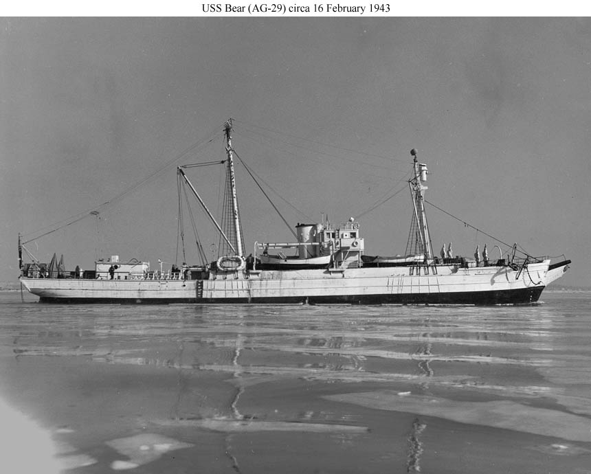 USS Bear (AG-29): Photographs