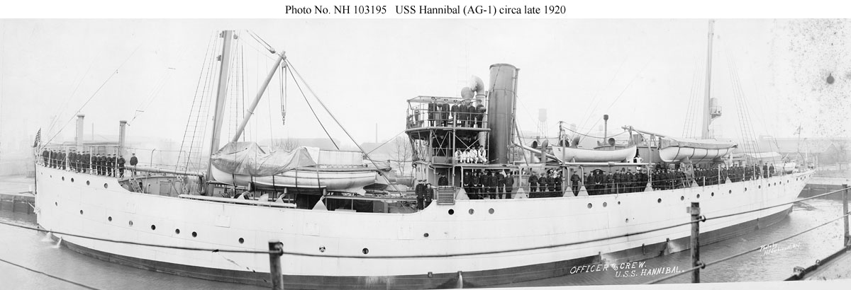 USS Hannibal (AG-1): Photographs