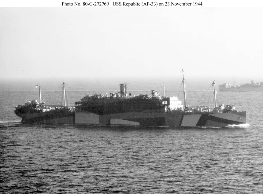 USS Republic (AP-33): Photographs