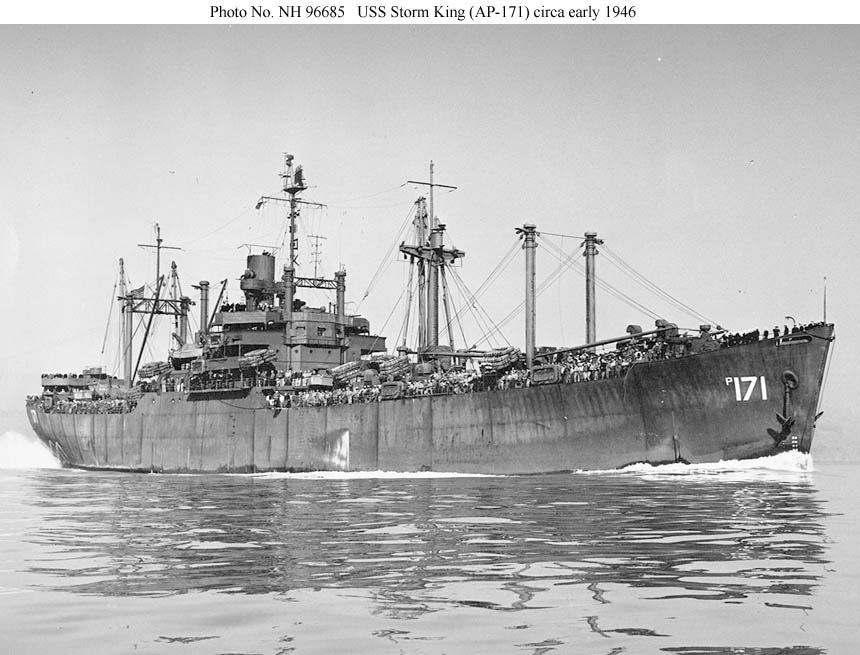 USS Storm King (AP-171) Class: Photographs