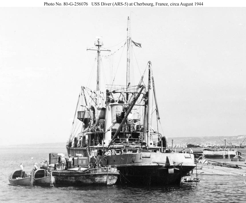 USS Diver (ARS-5) Class: Photographs