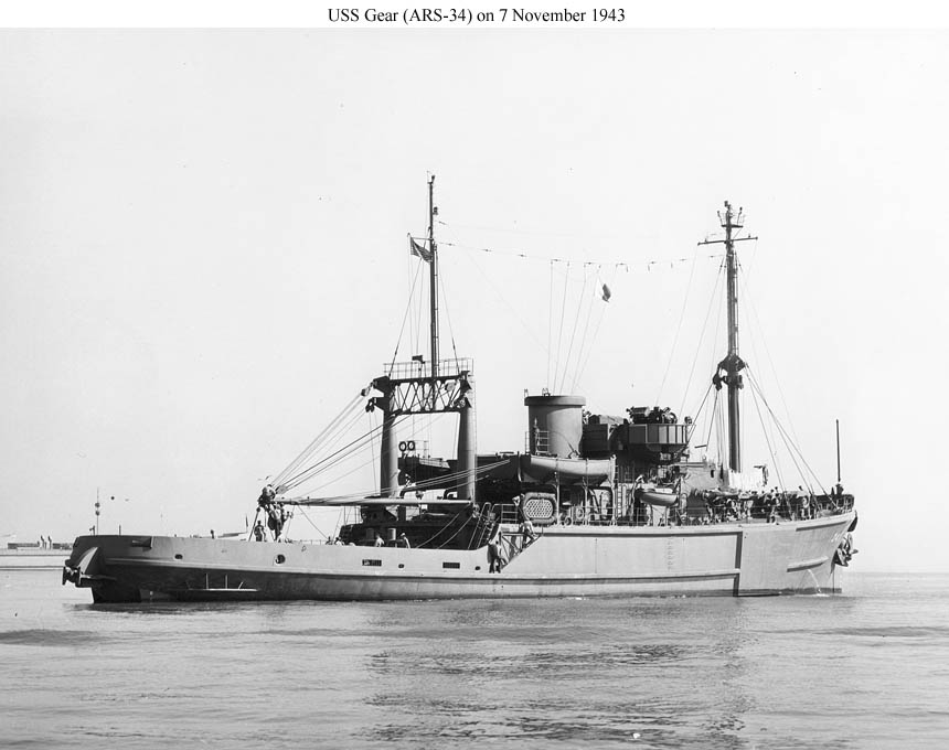 USS Diver (ARS-5) Class: Photographs