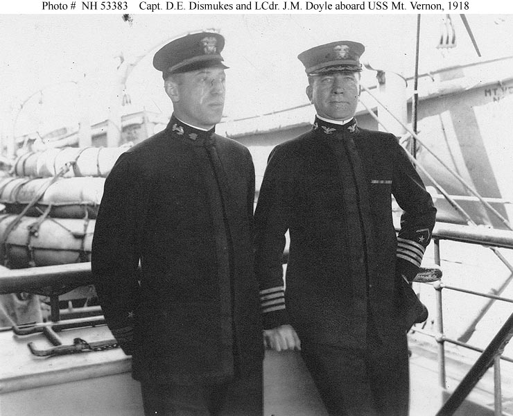 USN Ships--USS Mount Vernon (1917-1919) -- Views on board the Ship