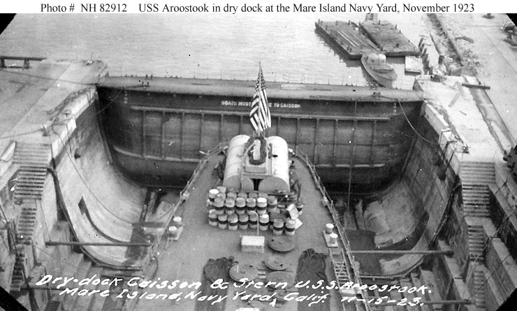 USN Ships--USS Aroostook (CM-3) -- On Board and Close-up Views taken in ...