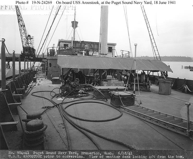 USN Ships--USS Aroostook (AK-44) -- Views taken in 1941-1943