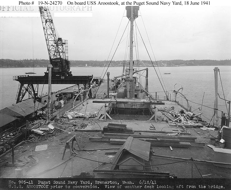USN Ships--USS Aroostook (AK-44) -- Views taken in 1941-1943